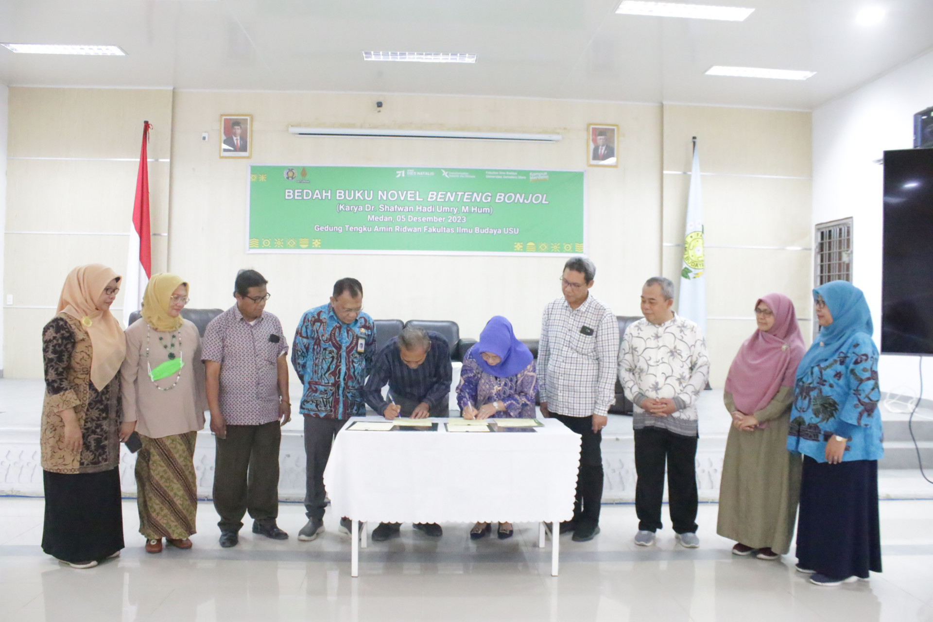 Signing Of The Cooperation Agreement (pks) Between Fib Usu And North ...