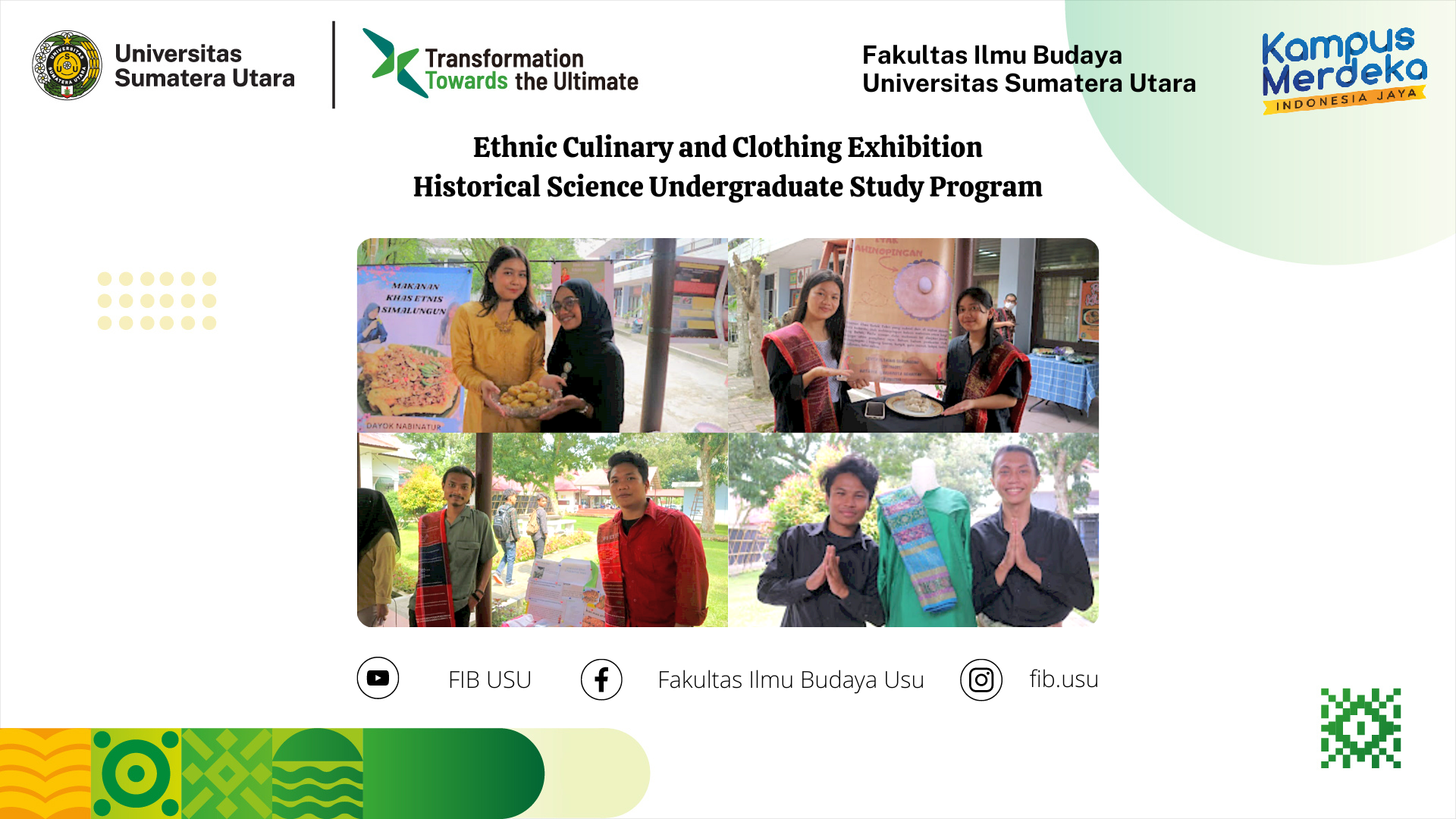 Ethnic Culinary And Clothing Exhibition | Faculty of Cultural Science ...