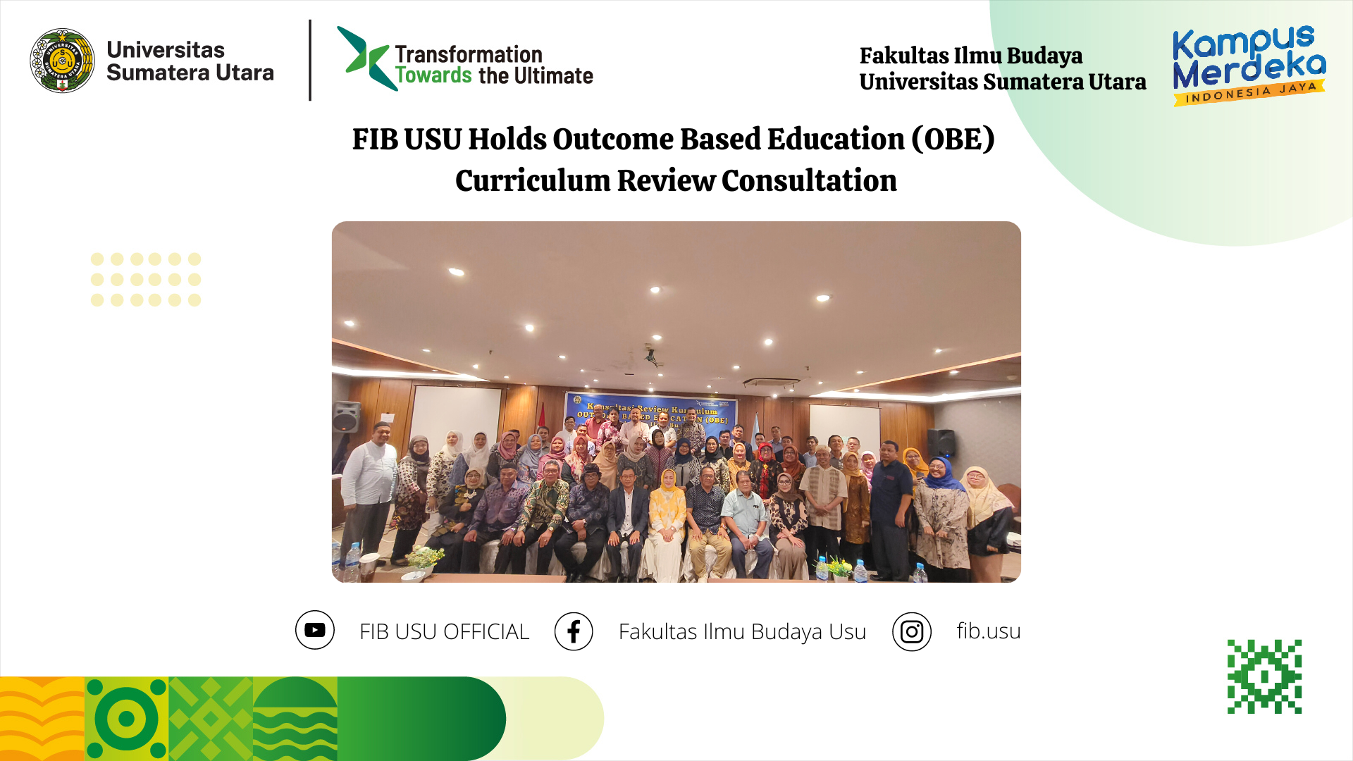 Fib Usu Holds Outcome Based Education (obe) Curriculum Review ...
