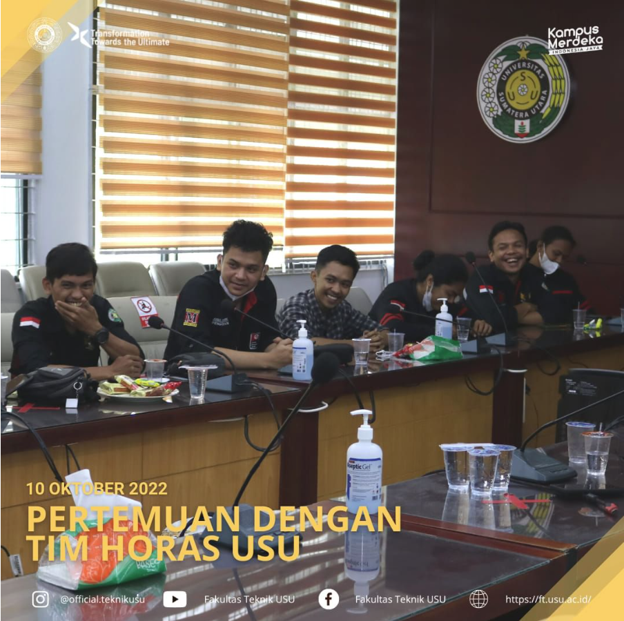 Pertemuan Dengan Tim Horas Usu | Fakultas Teknik Universitas Sumatera Utara