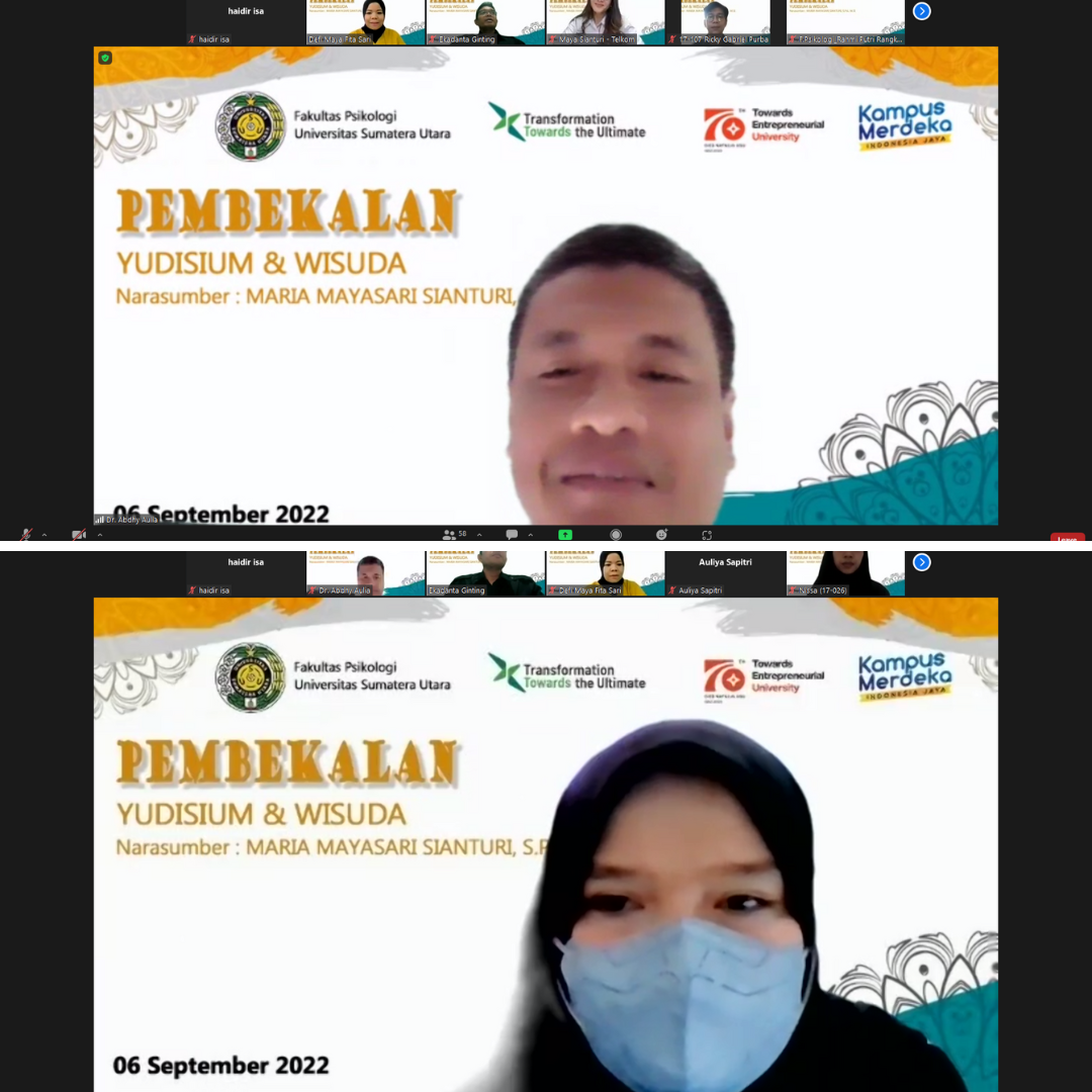 Pembekalan Yudisium Dan Wisuda Kepada Mahasiswa Fakultas Psikologi ...