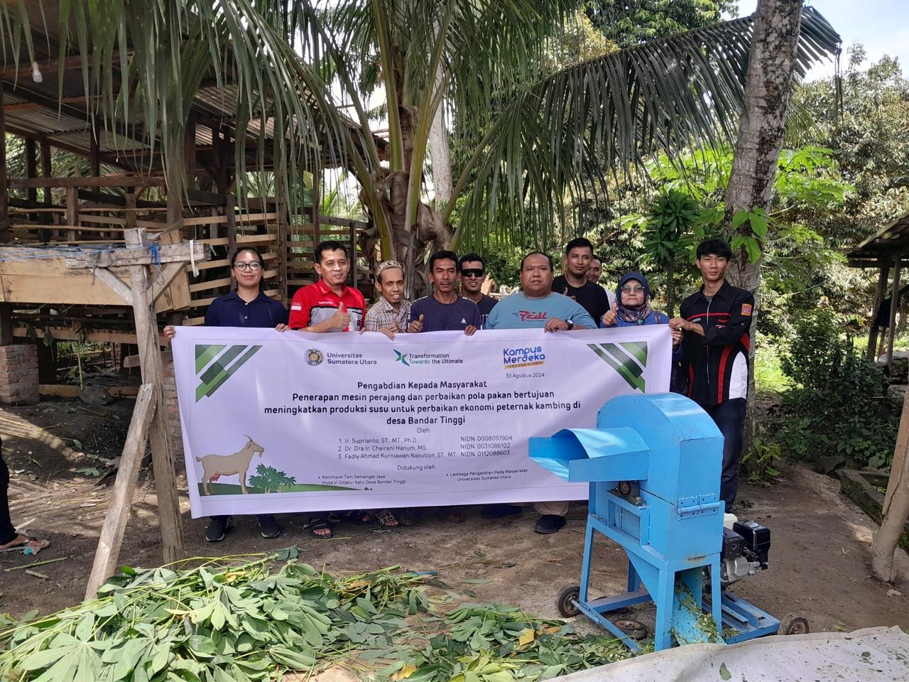 Increase Income, Usu Lecturers Help Farmers In Bandar Tinggi Village ...