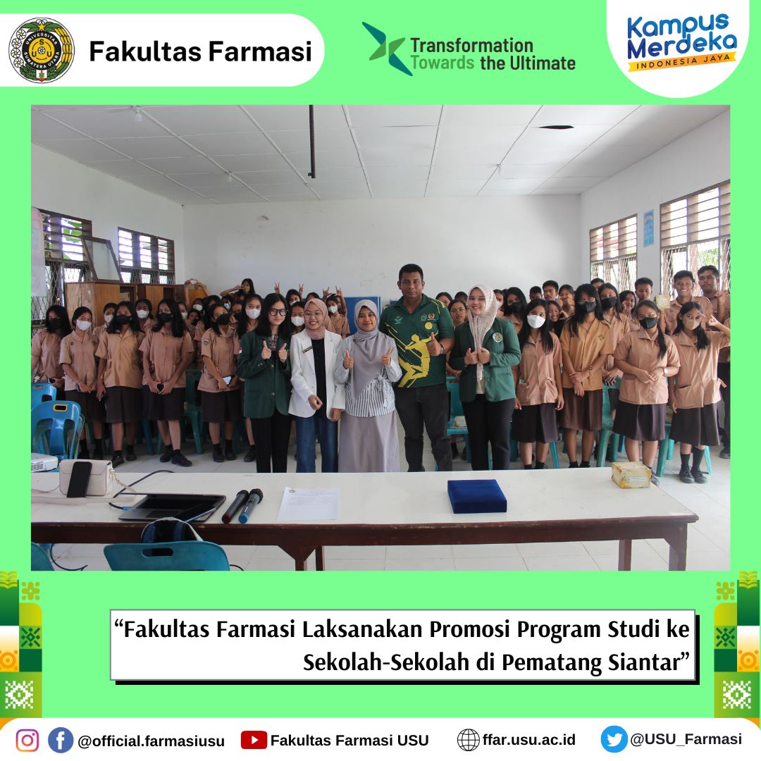 Fakultas Farmasi Laksanakan Promosi Program Studi Ke Sekolah-sekolah ...