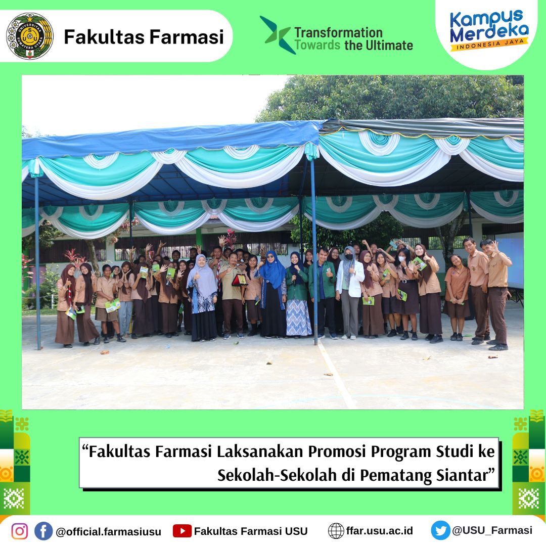 Fakultas Farmasi Laksanakan Promosi Program Studi Ke Sekolah-sekolah ...