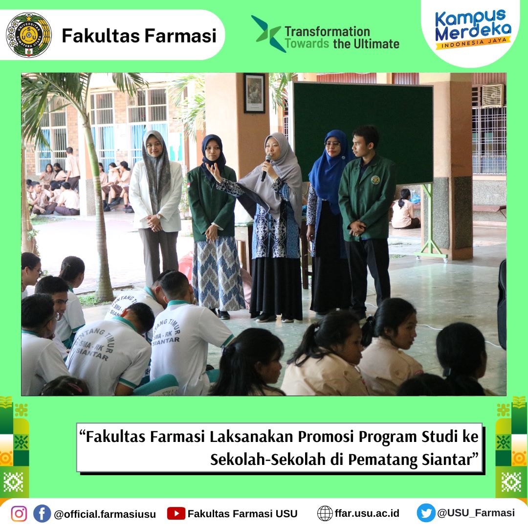 Fakultas Farmasi Laksanakan Promosi Program Studi Ke Sekolah-sekolah ...
