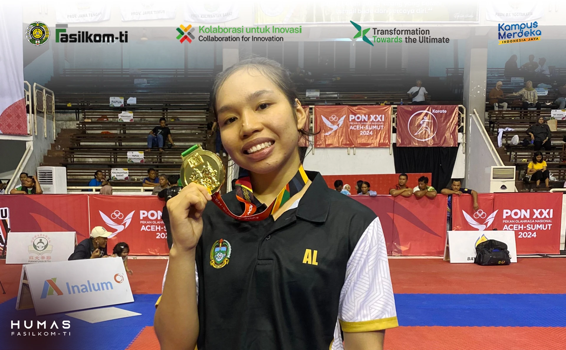 Leica Al Humaira Lubis Wins Gold And Bronze Medals In Karate At Pon Xxi ...