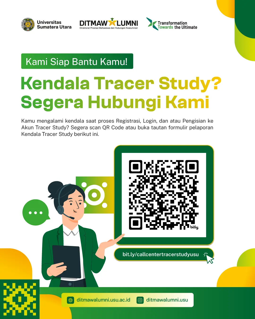 Call Center Tracer Study Usu | Directorate of Student Achievement and ...