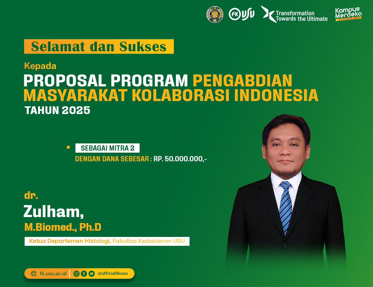 Dr. Zulham And Team Won The 2025 Indonesia Collaborative Community ...