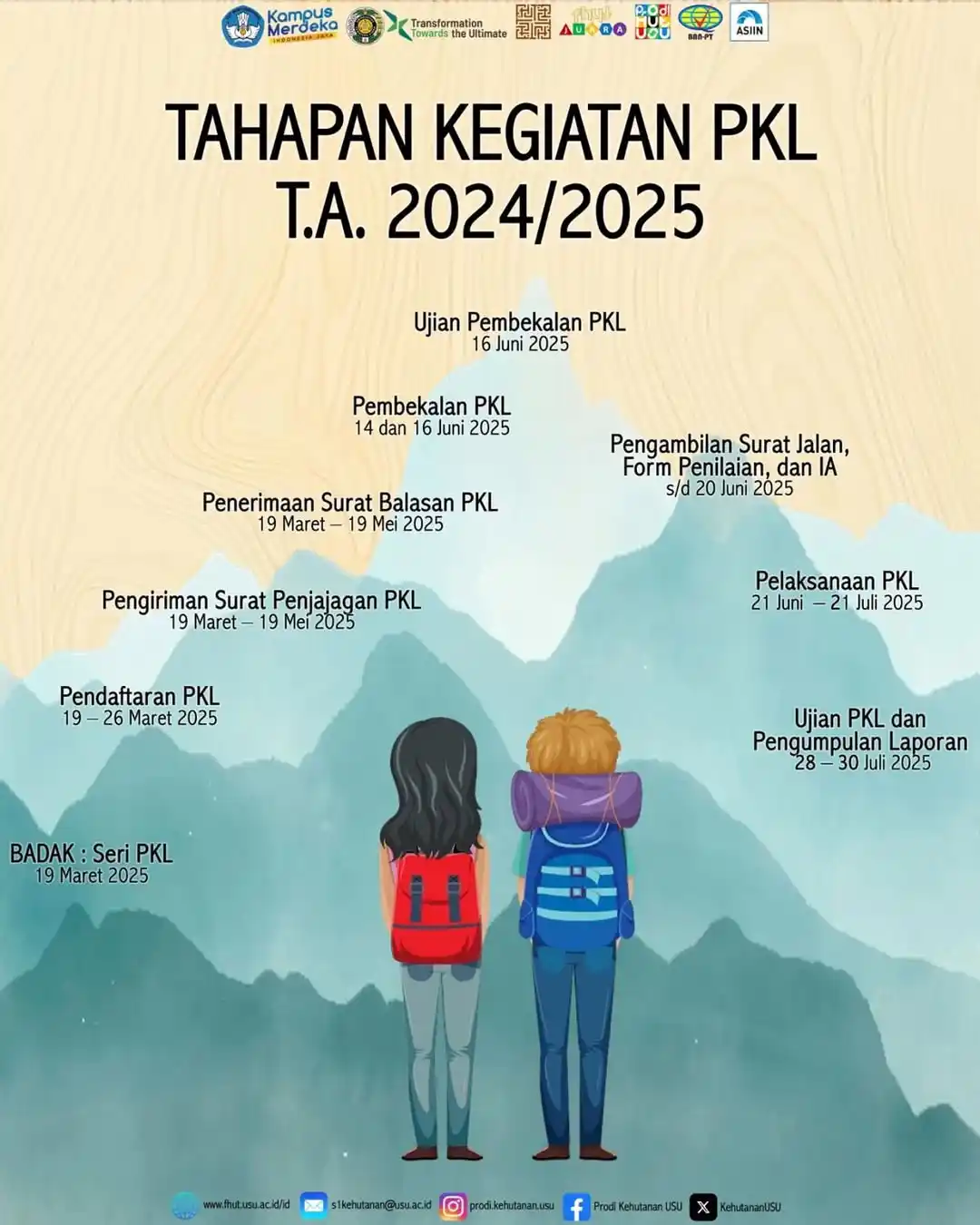 Tahapan Penting Kegiatan Pkl T.a. 2024/2025 | Fakultas Kehutanan ...