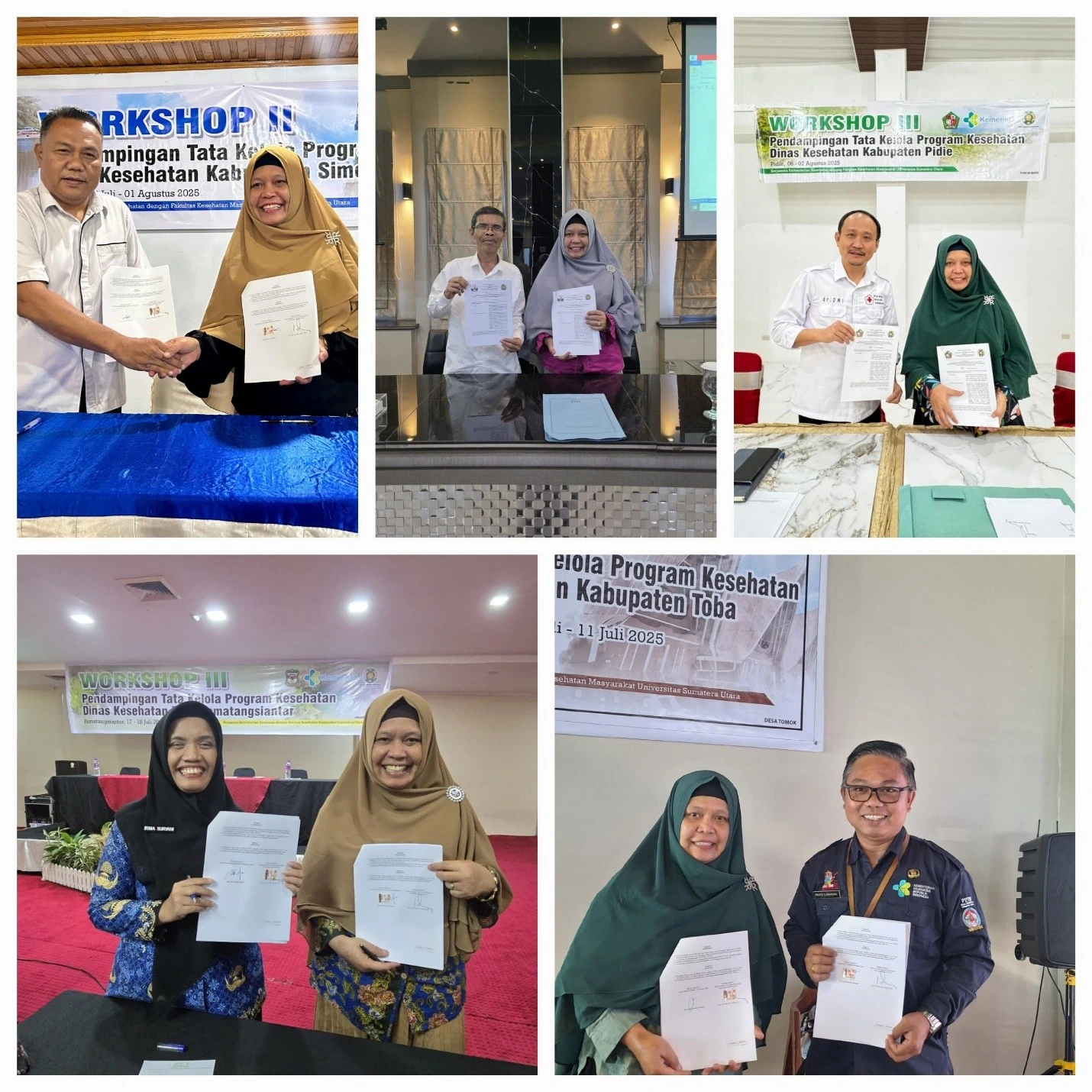 Moa Fkm Usu Dengan 5 Dinas Kesehatan Kabupaten Di Sumatera Utara Dan ...