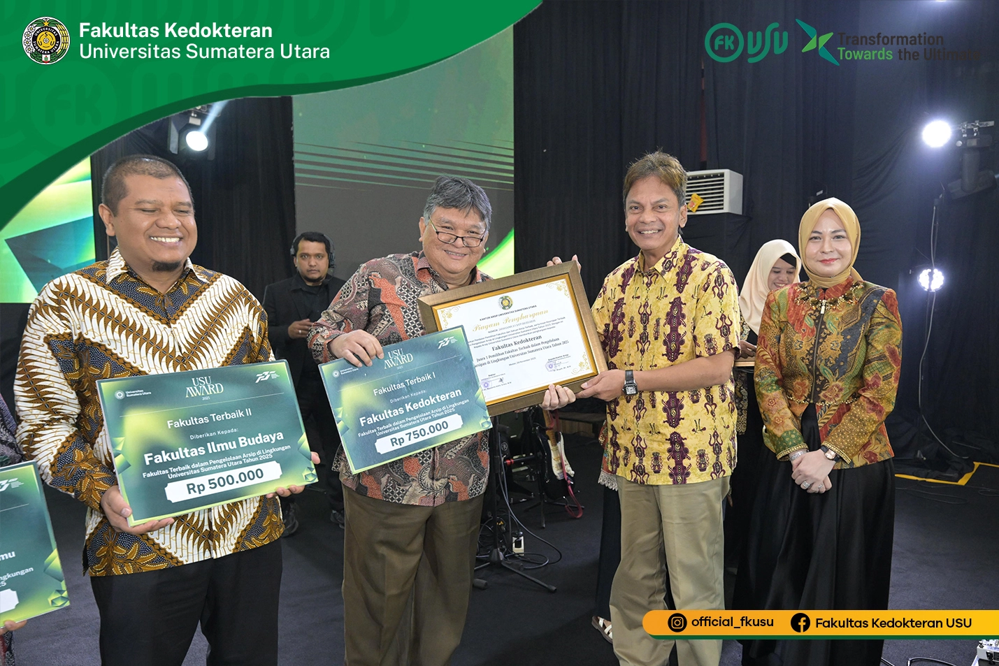Usu Award 2025: Faculty Of Medicine, Universitas Sumatera Utara (usu ...