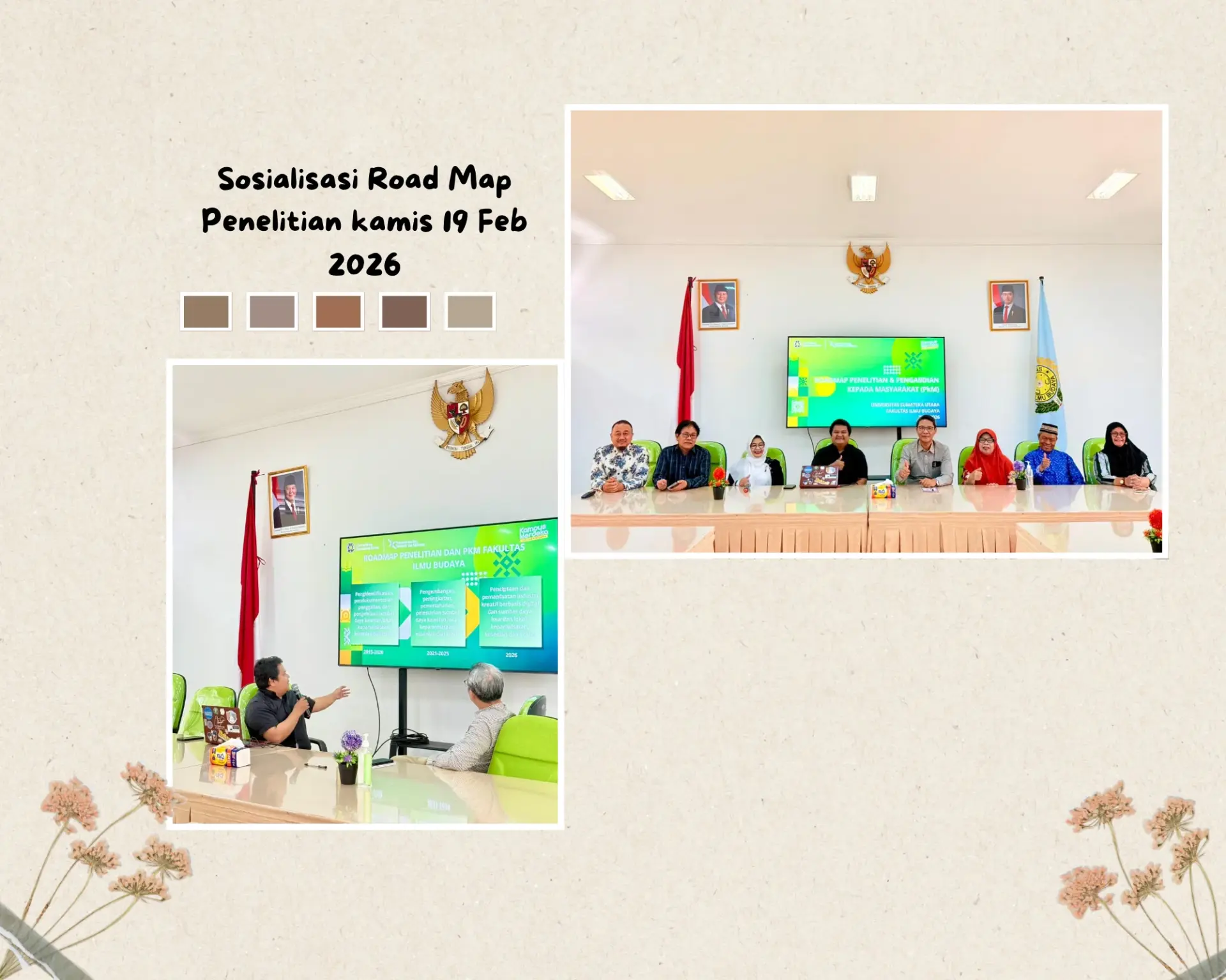 Sosialisasi Road Map Penelitian Di Fib Usu | Fakultas Ilmu Budaya ...