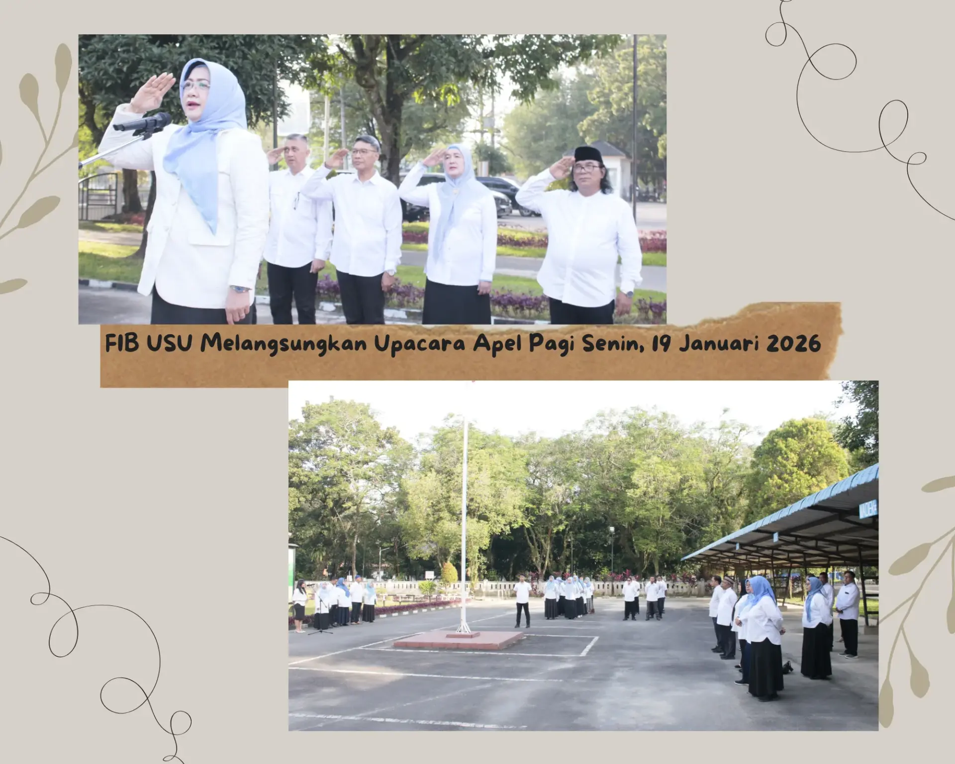 Fib Usu Holds The 2026 Morning Assembly Ceremony | Faculty of Cultural ...