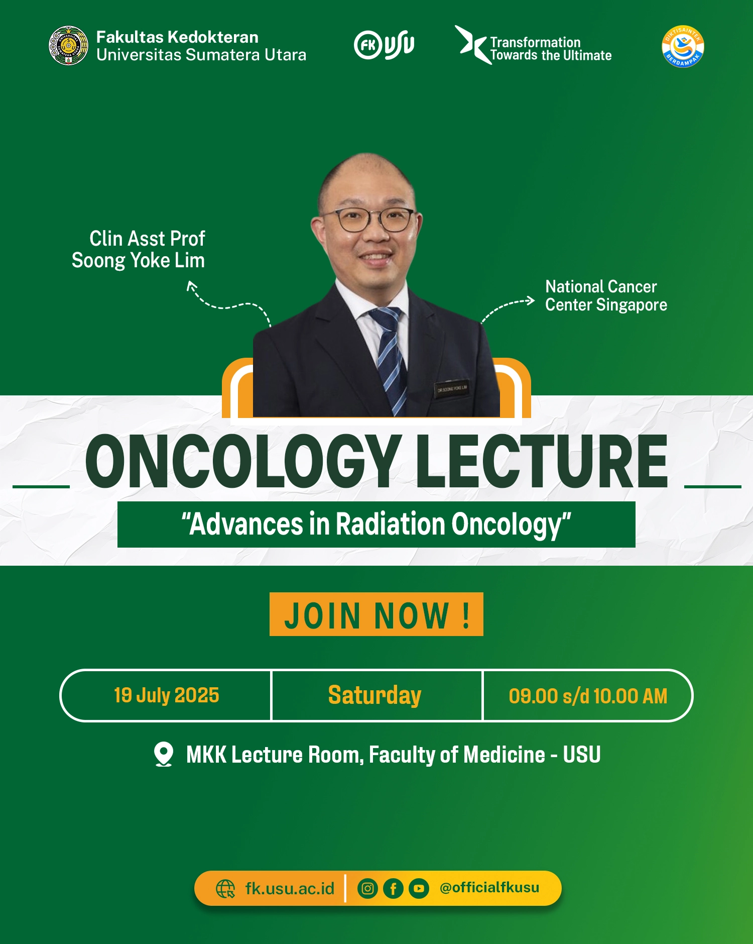 Oncology Lecture By Prof Soong Yoke Lim From National Cancer Center ...