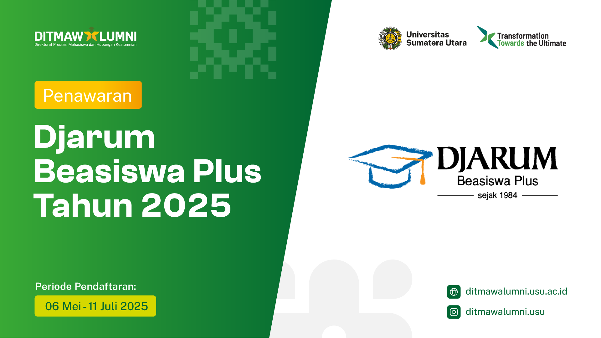 Penawaran Djarum Beasiswa Plus Tahun 2025 | Direktorat Kemahasiswaan ...