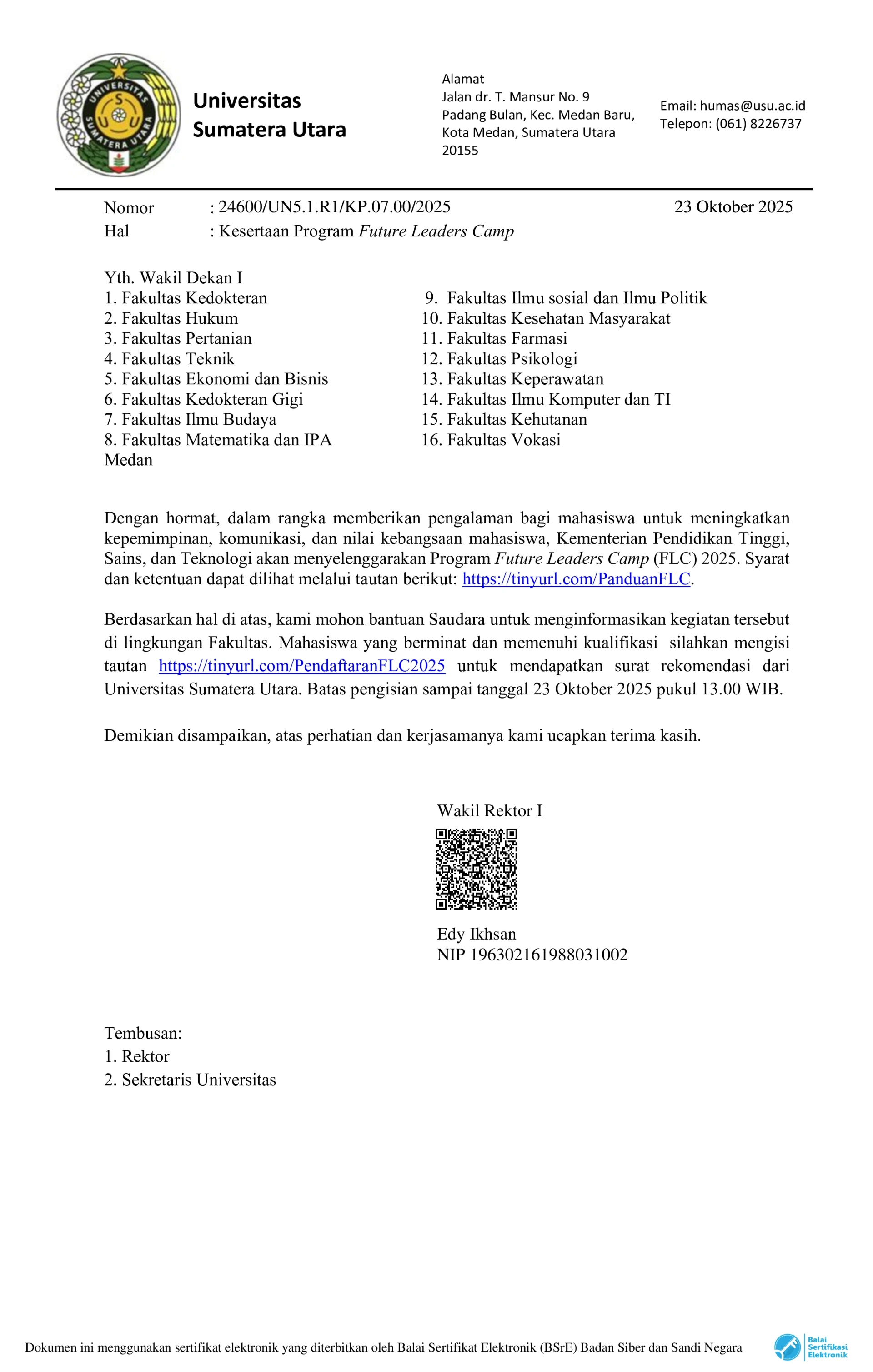 Kesertaan Program Future Leaders Camp | Fakultas Ilmu Budaya ...