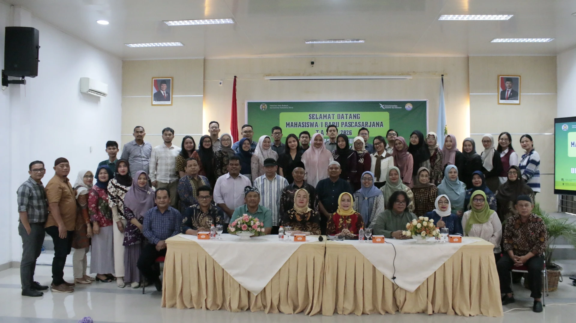 Penyambutan Mahasiswa Baru Program Pascasarjana Fib Usu | Fakultas Ilmu ...