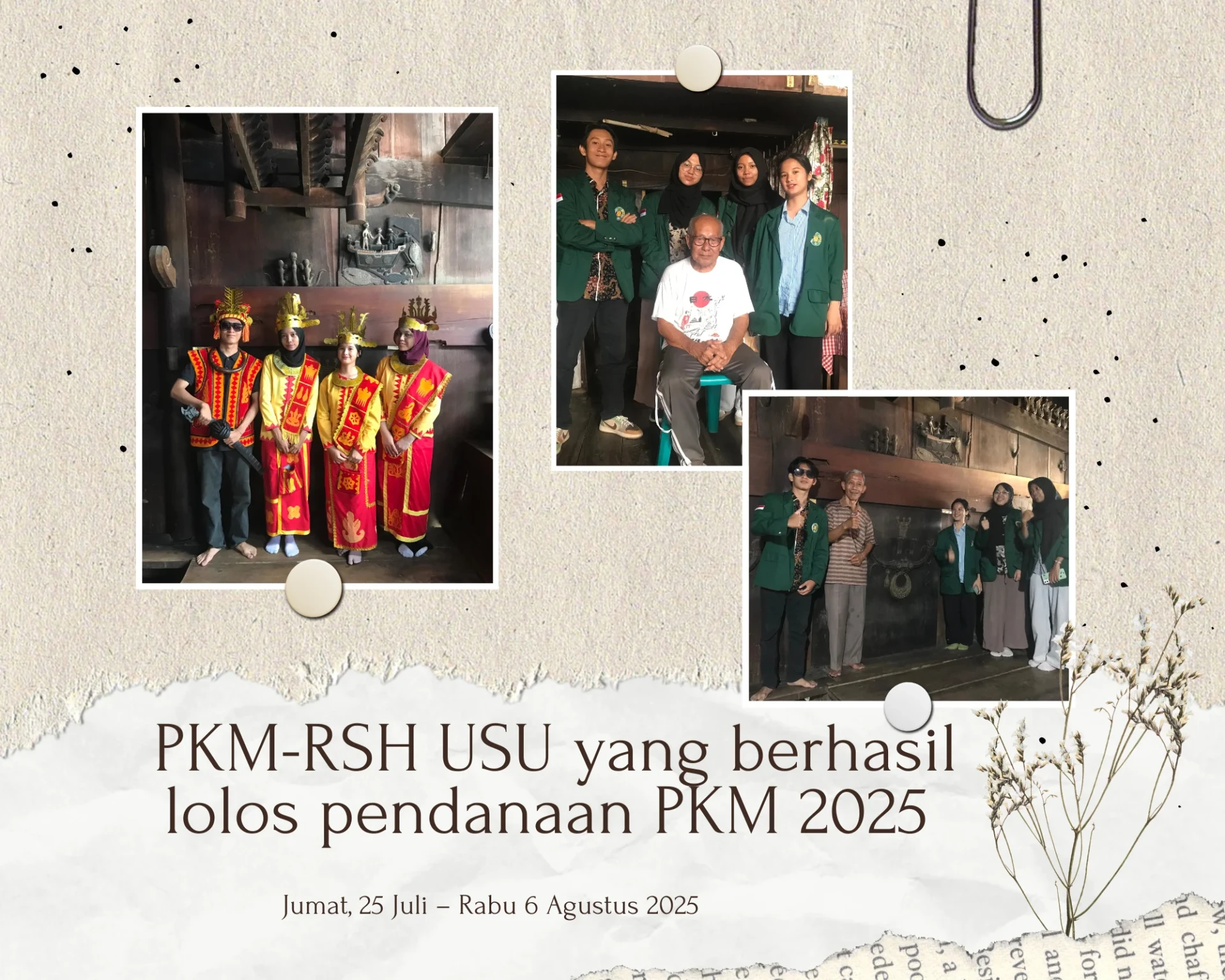 Pkm-rsh Usu Adakan Riset Mengenai Budaya Nias | Fakultas Ilmu Budaya ...