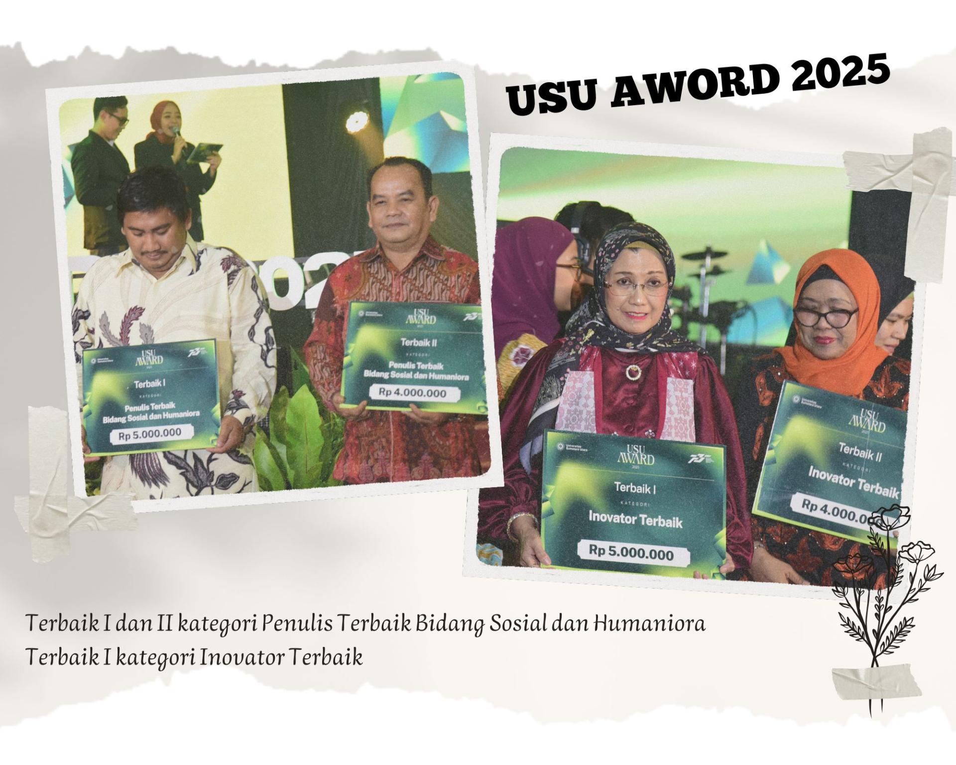 Fib Usu Meraih Sejumlah Penghargaan Pada Ajang Usu Award 2025 ...